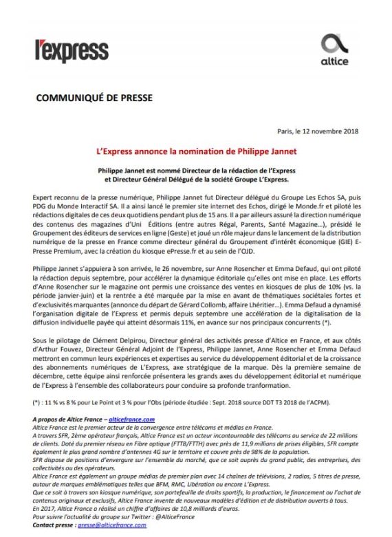 4 exemples de communiqués de presse à suivre pour votre entreprise ...