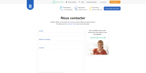 Comment rédiger votre formulaire de contact ? - Redacteur Blog