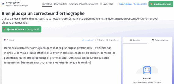 Les 10 meilleurs correcteurs d'orthographe en ligne gratuits