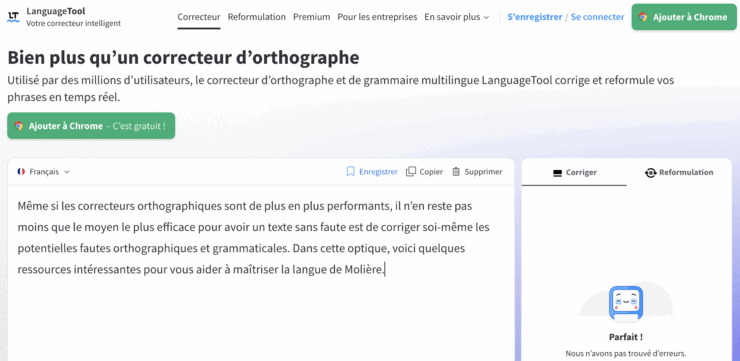 Les 10 meilleurs correcteurs d'orthographe en ligne gratuits