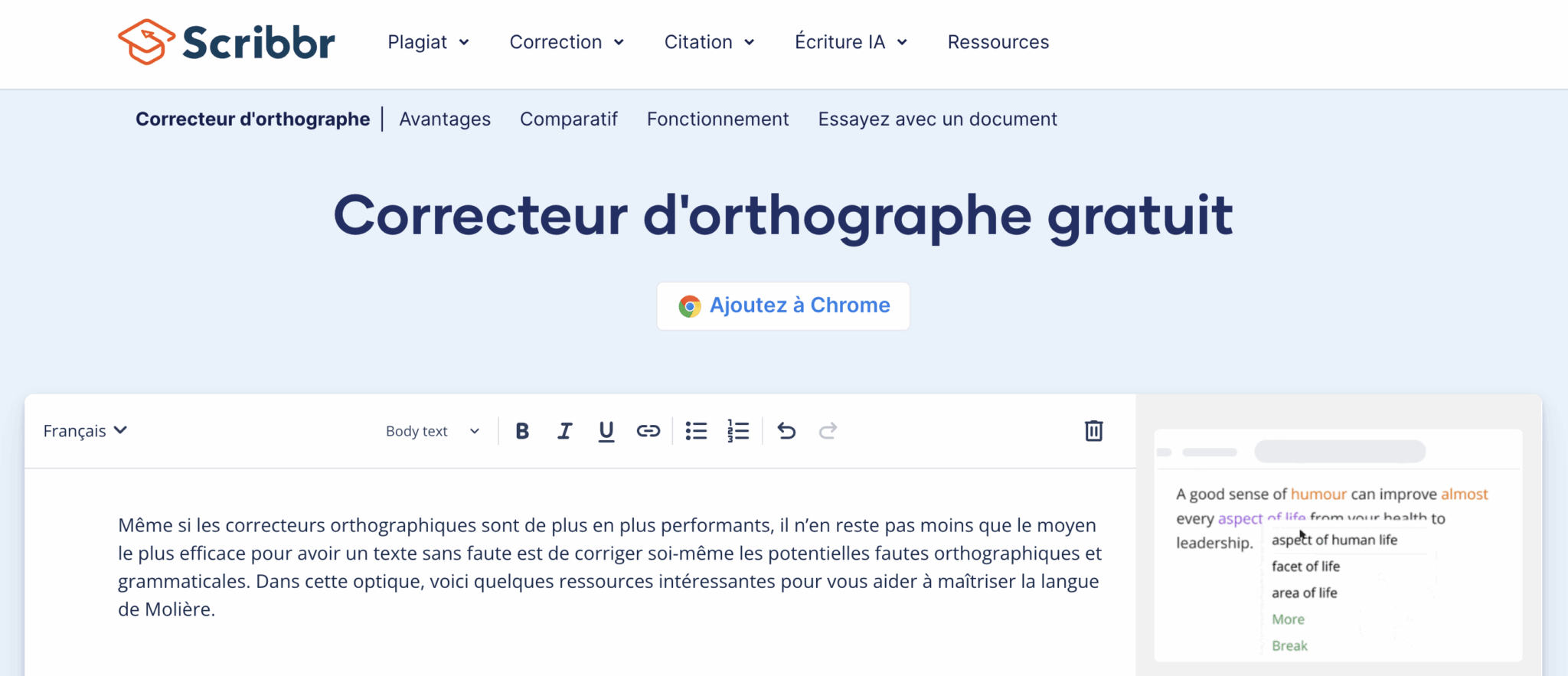 Les 10 meilleurs correcteurs d'orthographe en ligne gratuits